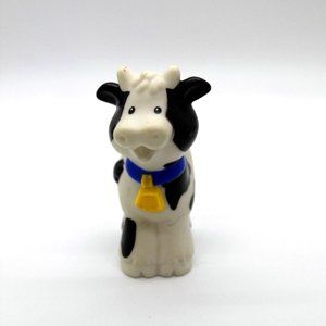 Fisher-Price | Toys | Fisher Price Little People Cow Whiteblack Blue ...